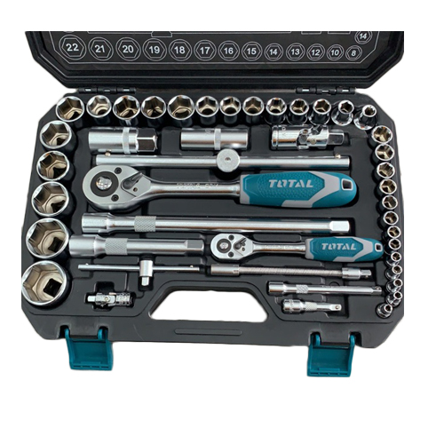 Total Socket set 44PCS 1/4″+1/2″ – Carmen ventures